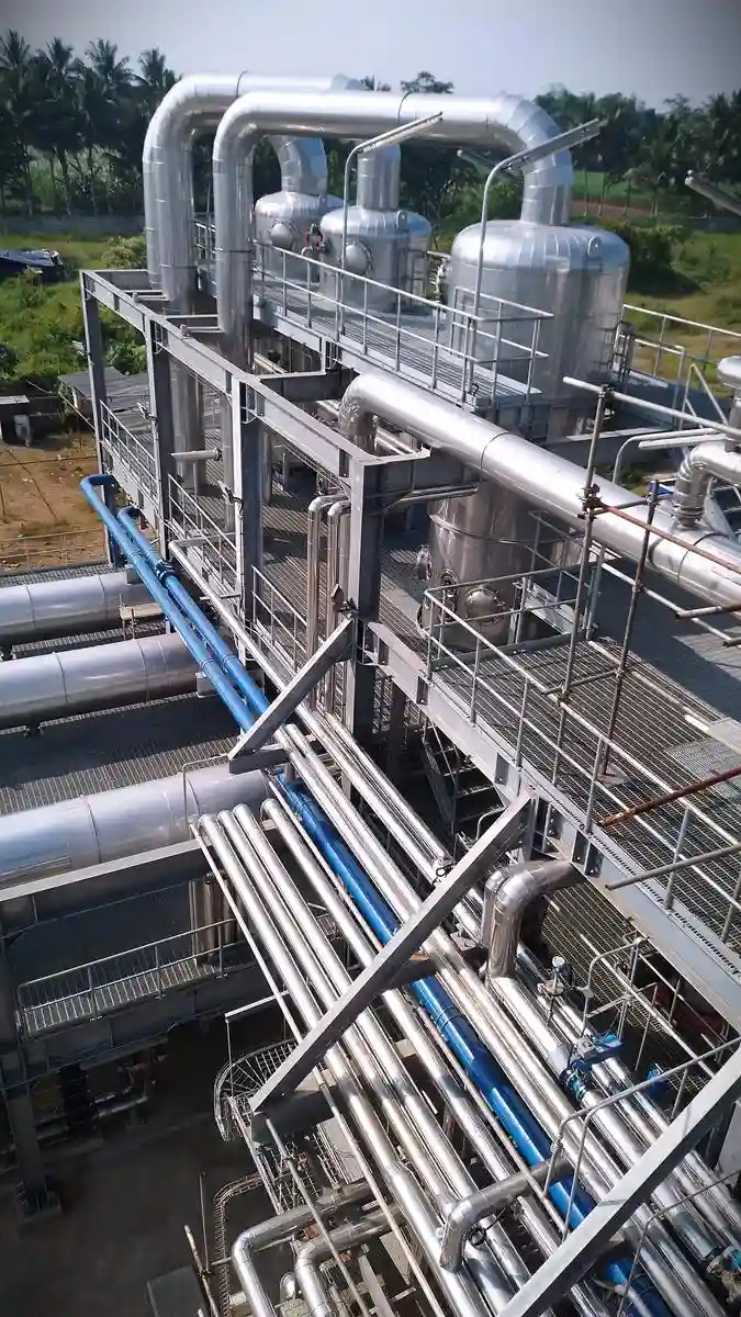 Erection & Installation Piping Evaporator - Wisteel